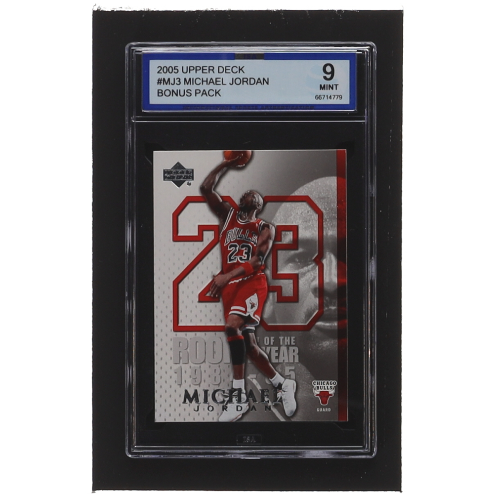 Michael Jordan 2005-06 Upper Deck Michael Jordan #MJ35 (ISA 9 ...