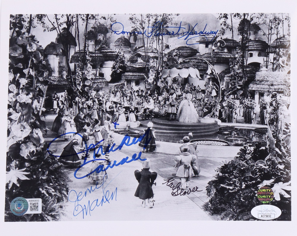 "The Wizard of Oz" 8x10 Photo Signed by (4) with Mickey Carroll, Karl ...