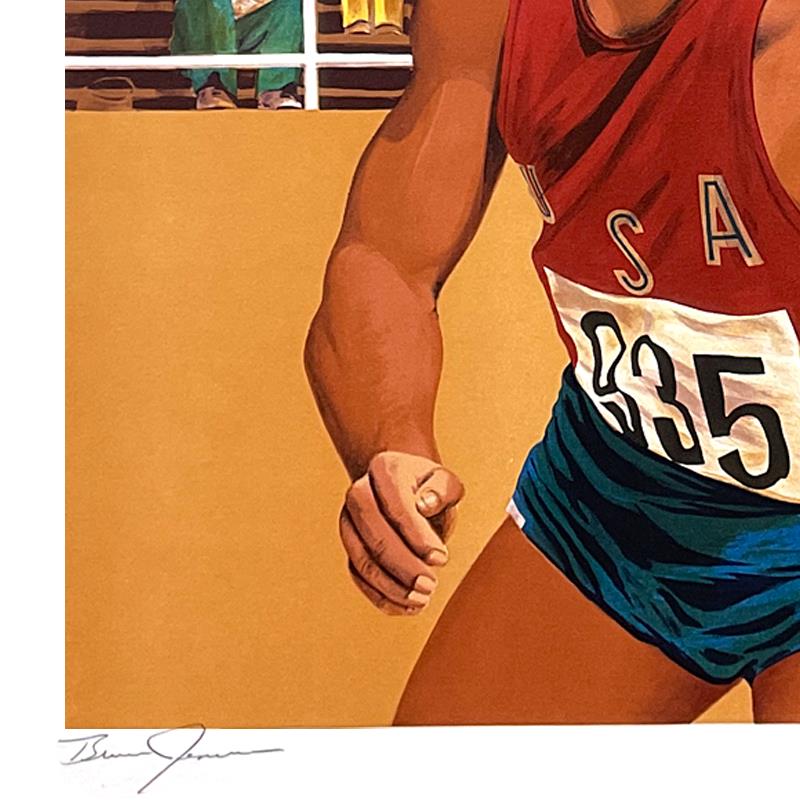 Bruce Jenner Signed "Shot Put: Bruce Jenner" LE 29x22 Lithograph by ...