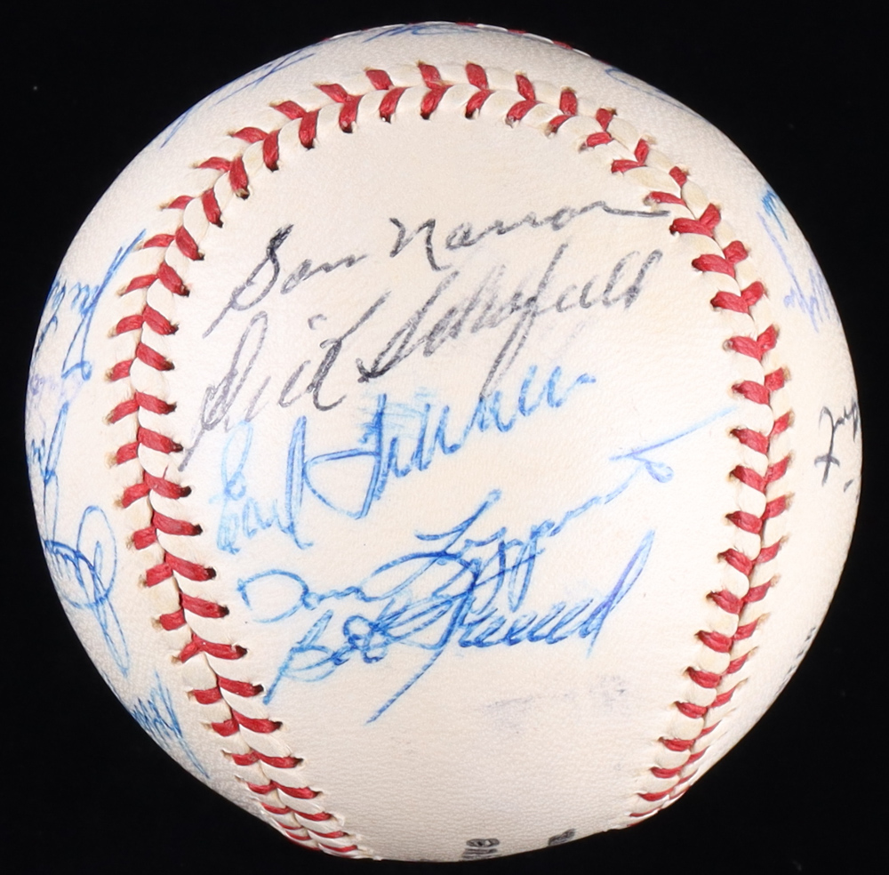 ONL Baseball Team-Signed by (21) of the 1961 Pittsburgh Pirates with ...