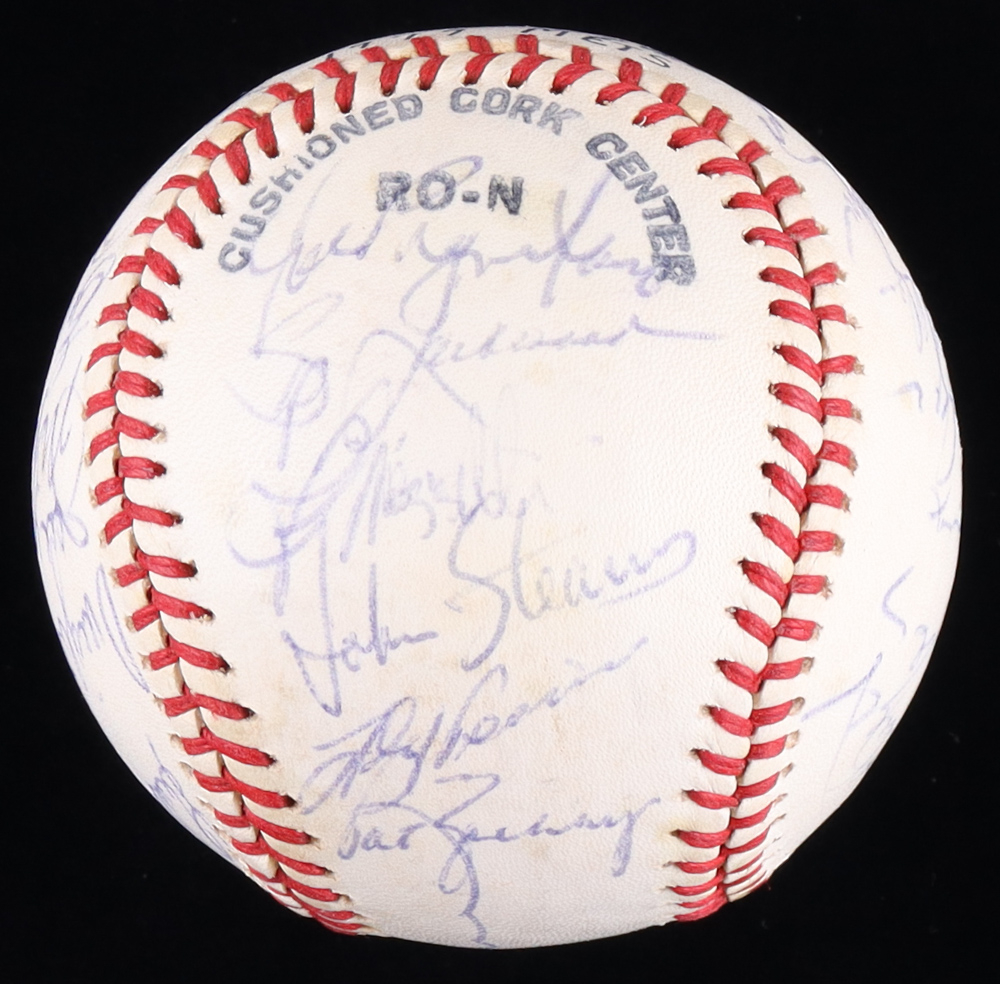ONL Baseball Team-Signed by (27) of the 1979 New York Mets with Joe Torre, Chuck Cottier, Kelvin ...