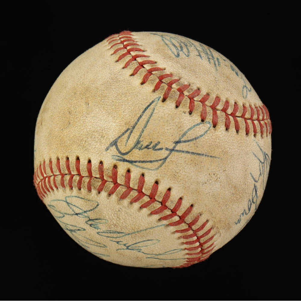 1979 Phillies ONL Baseball Team-Signed by (12) with Mike Schmidt, Larry ...