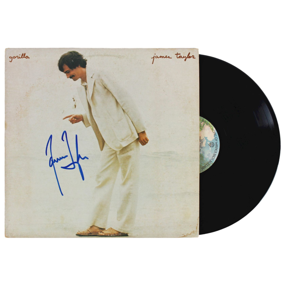 James Taylor Signed "Gorilla" Album Cover (Beckett) | Pristine Auction