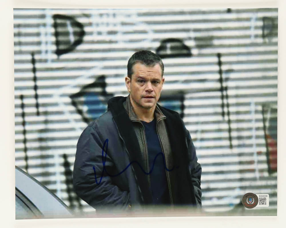 Matt Damon Signed "The Bourne Identity" 8x10 Photo (Beckett) | Pristine ...