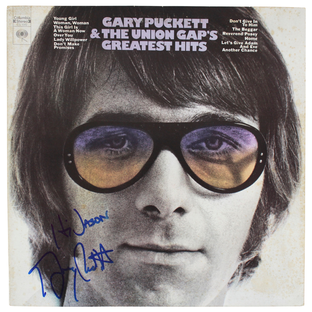 Gary Puckett Signed "Greatest Hits" Album Cover (Beckett) | Pristine ...