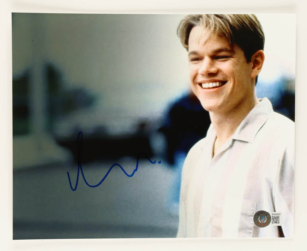 Matt Damon Signed "Good Will Hunting" 8x10 Photo (Beckett) | Pristine ...