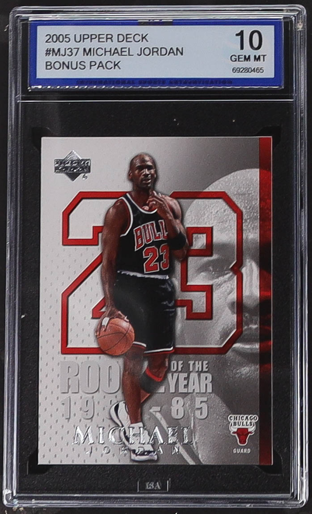 Michael Jordan 2005-06 Upper Deck Michael Jordan #MJ37 (ISA 10 ...
