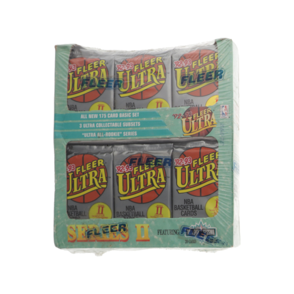 1992-93 Fleer Ultra Series 2 Basketball Jumbo Box with (36) Packs ...