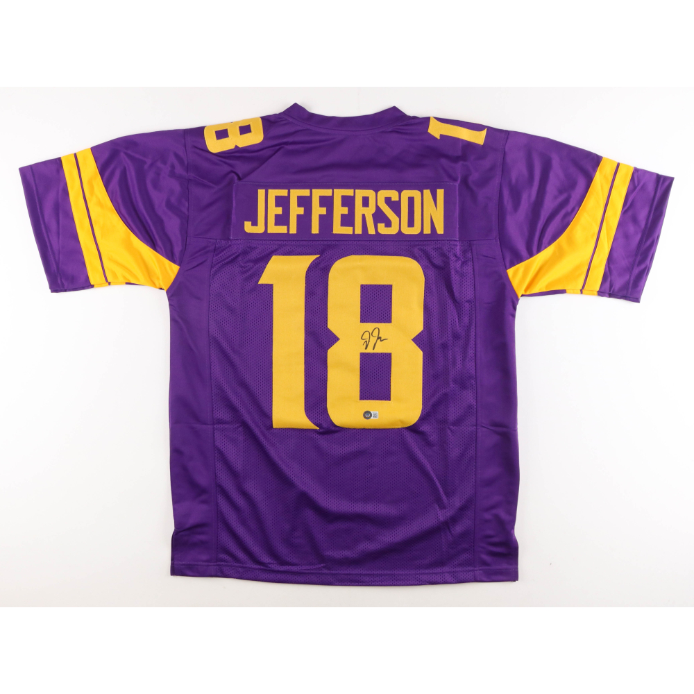 Justin Jefferson Signed Jersey (Beckett) | Pristine Auction