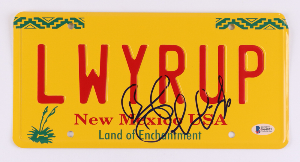 Bob Odenkirk Signed "Better Call Saul" License Plate (Beckett ...