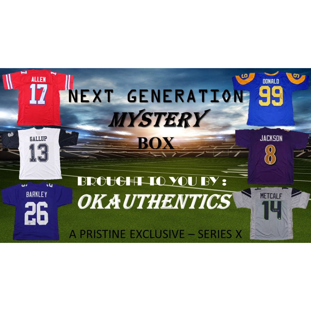 OKAUTHENTICS Next Generation Football Jersey Mystery Box Series X ...
