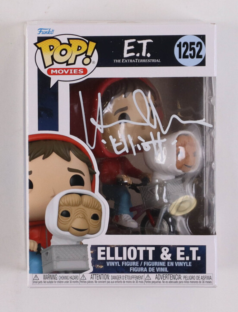 Henry Thomas Signed "E.T. The Extra-Terrestrial" Elliott & E.T. #1252 ...