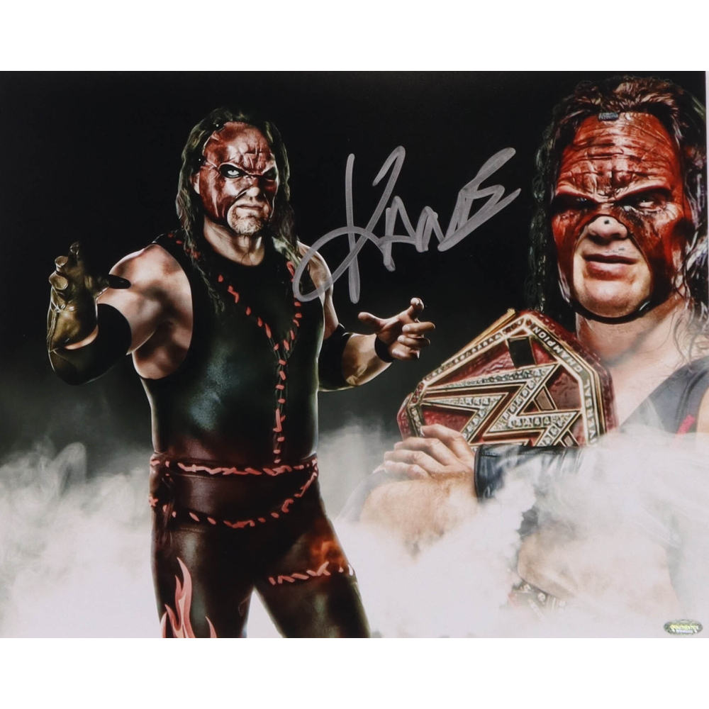 Kane Signed WWE 11x14 Photo (OKAuthentics) | Pristine Auction