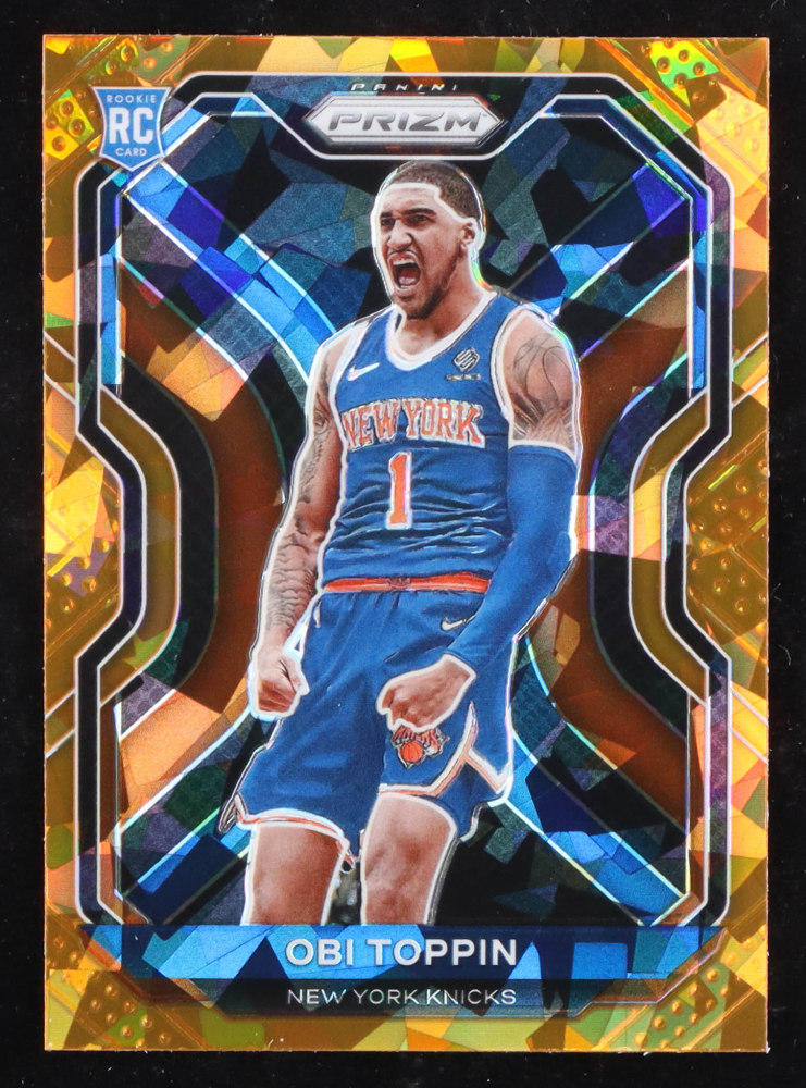 Obi Toppin 2020-21 Panini Prizm Prizms Orange Ice #280 RC | Pristine ...