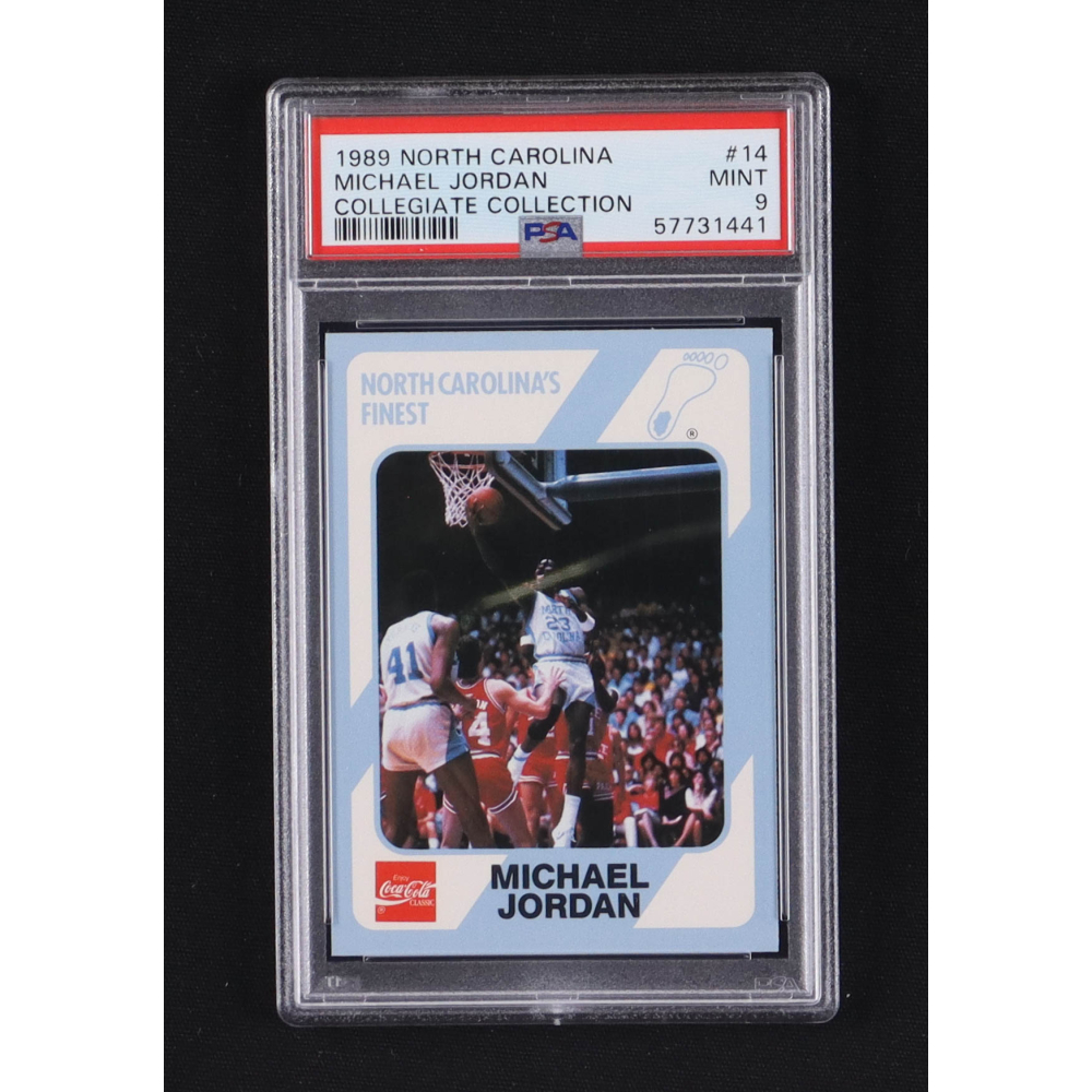 Michael Jordan 1990-91 North Carolina Collegiate Collection #14 (PSA 9 ...