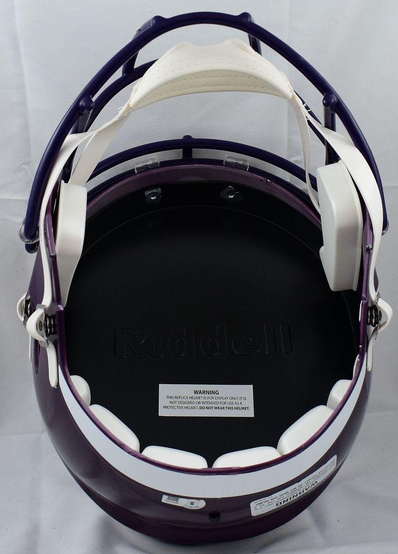 Randy Moss Signed Vikings Full-size 83-01 Speed Helmet (Beckett ...