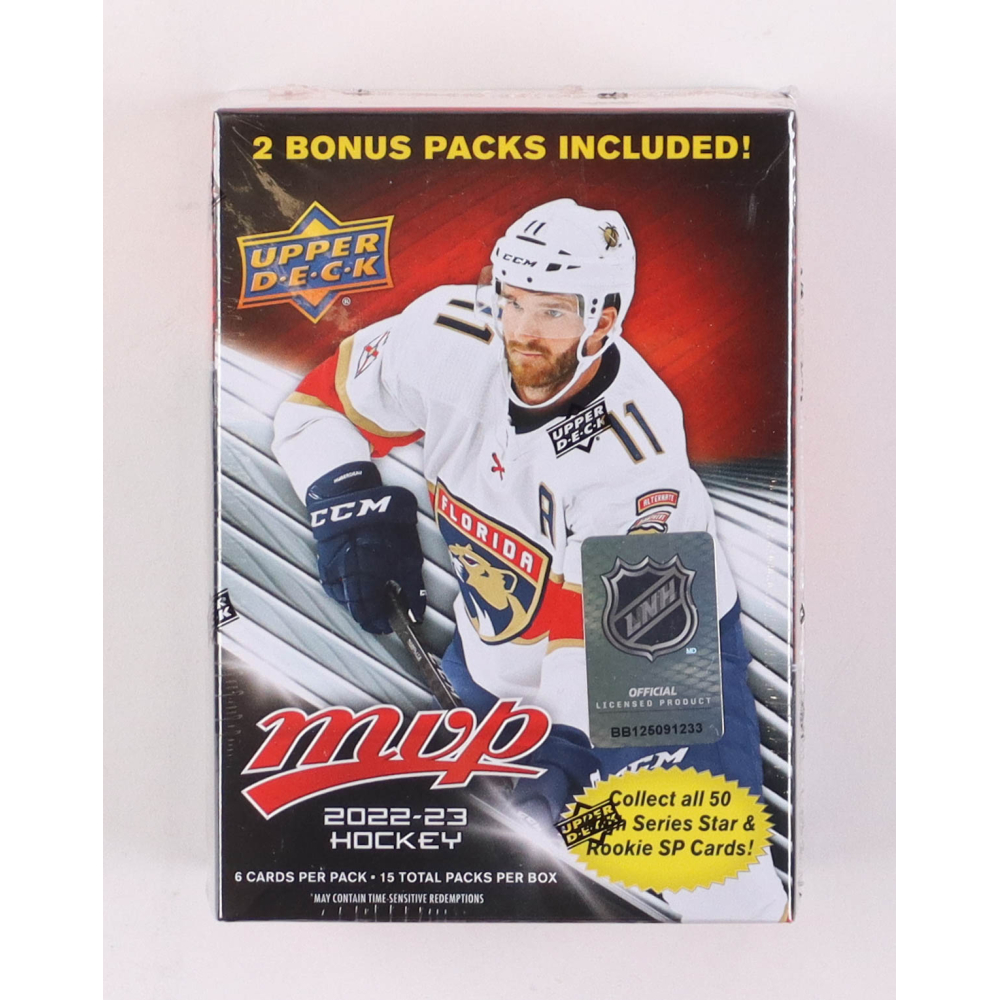 2022 23 Upper Deck MVP Hockey Blaster Box With 15 Packs Pristine 2022 23 Upper Deck MVP Hockey Blaster Box With 15 Packs Pristine