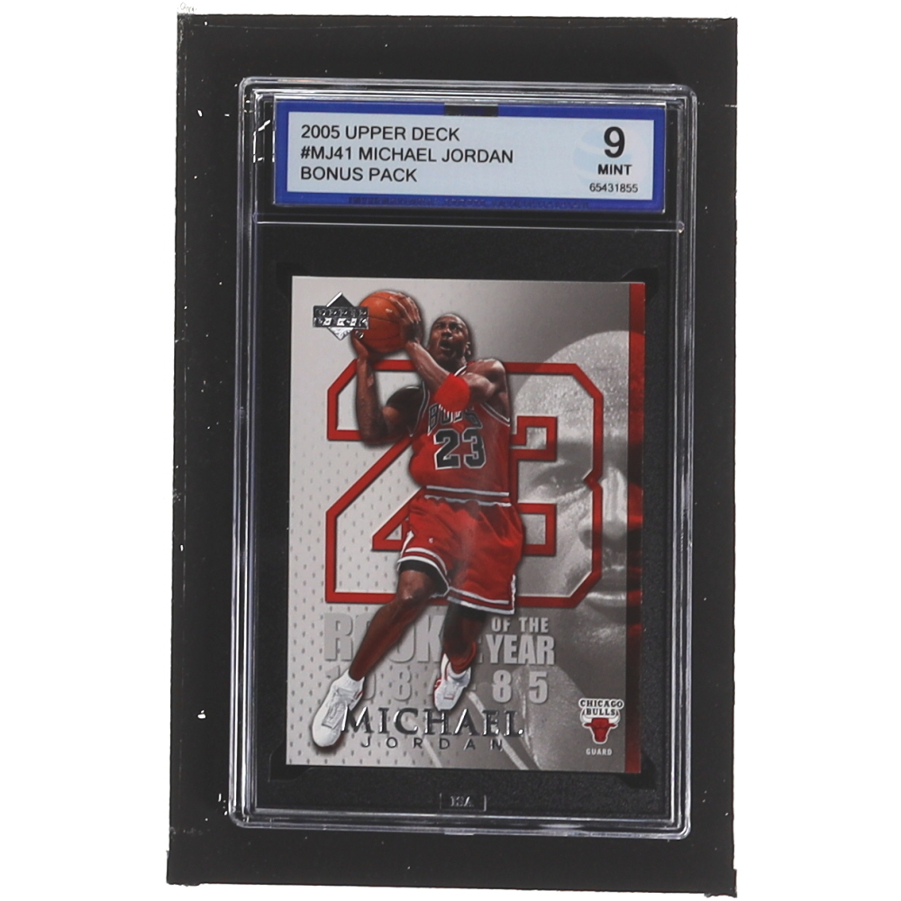 Michael Jordan 2005-06 Upper Deck Michael Jordan #MJ41 (ISA 9 ...