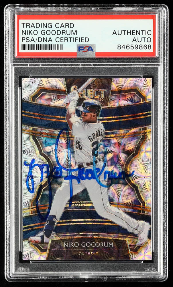 Niko Goodrum Signed 2020 Select Prizms Scope #85 (PSA) | Pristine Auction