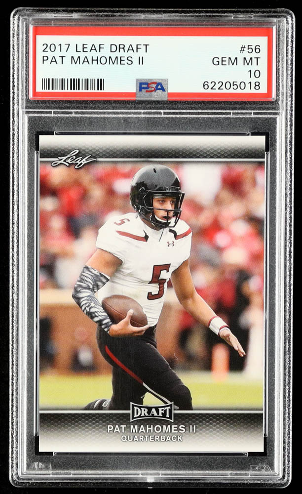 Patrick Mahomes II 2020 Leaf Draft #56 (PSA 10) | Pristine Auction