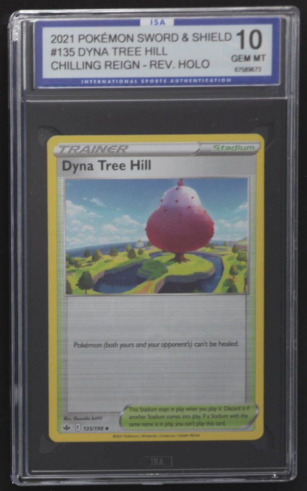 Dyna Tree Hill 2021 Pokemon Sword and Shield Chilling Reign Reverse ...