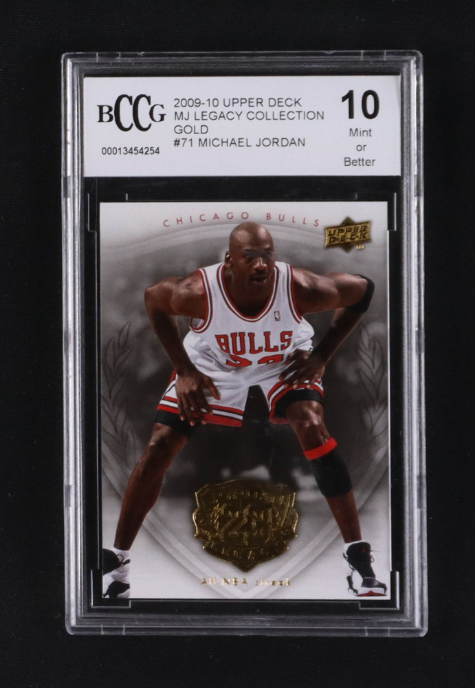 Michael Jordan 2009-10 Upper Deck Michael Jordan Legacy Collection Gold ...