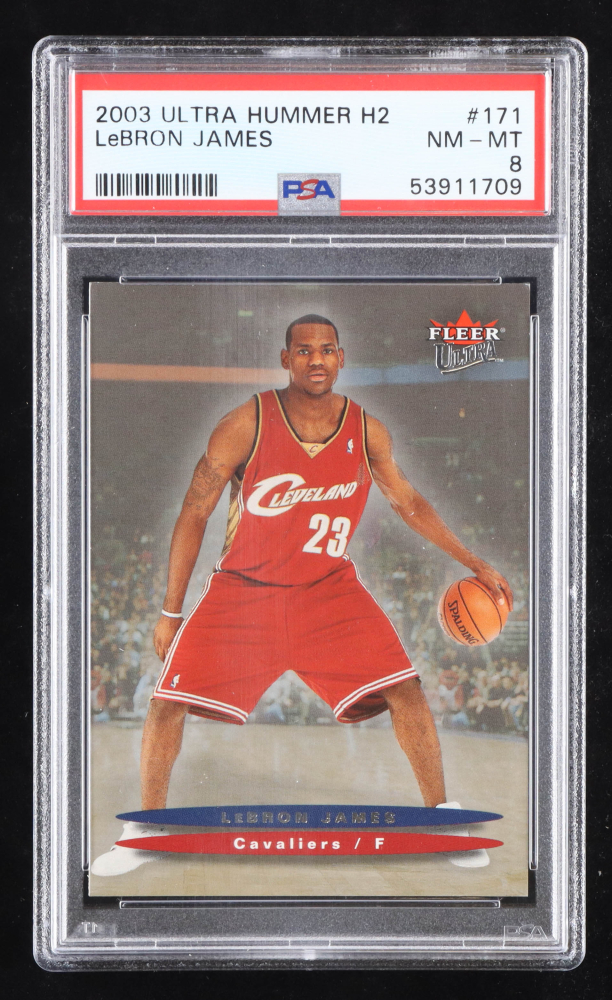 LeBron James 2004 Ultra Hummer H2 #171A (PSA 8) | Pristine Auction