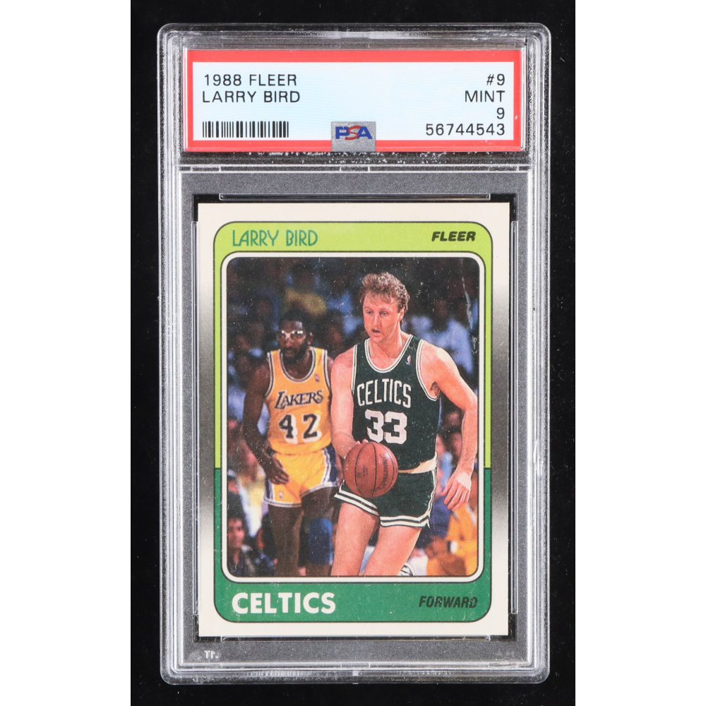 Larry Bird 1988-89 Fleer #9 (PSA 9) | Pristine Auction