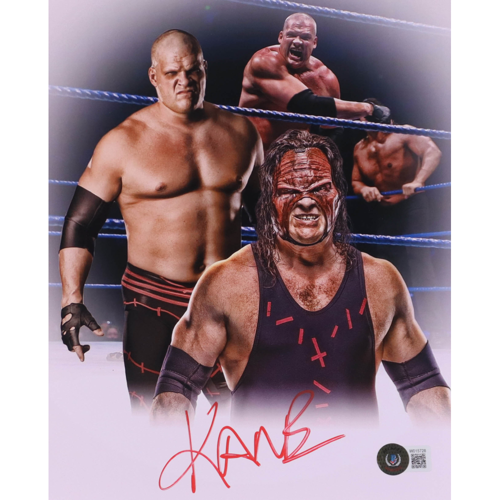 Kane Signed WWE 8x10 Photo (Beckett) | Pristine Auction