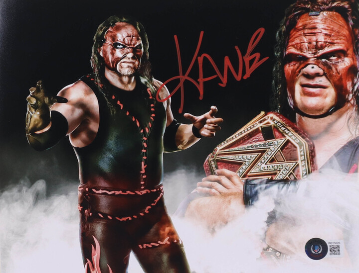 Kane Signed WWE 8x10 Photo (Beckett) | Pristine Auction