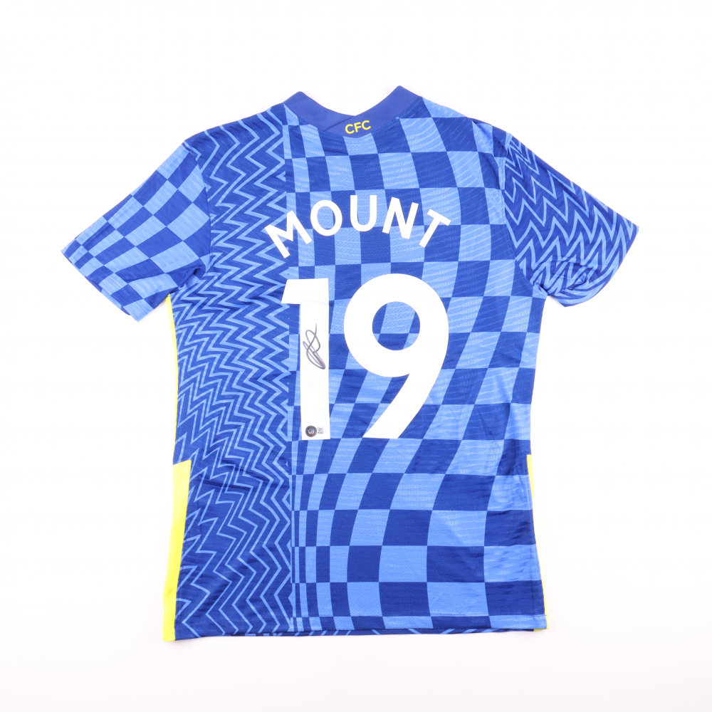 Mason Mount Signed Chelsea Jersey (Beckett) | Pristine Auction