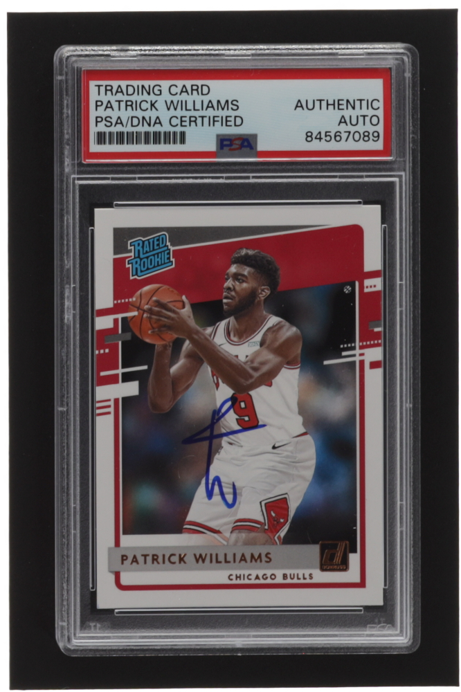 Patrick Williams Signed 2020-21 Donruss #227 RR RC (PSA) | Pristine Auction