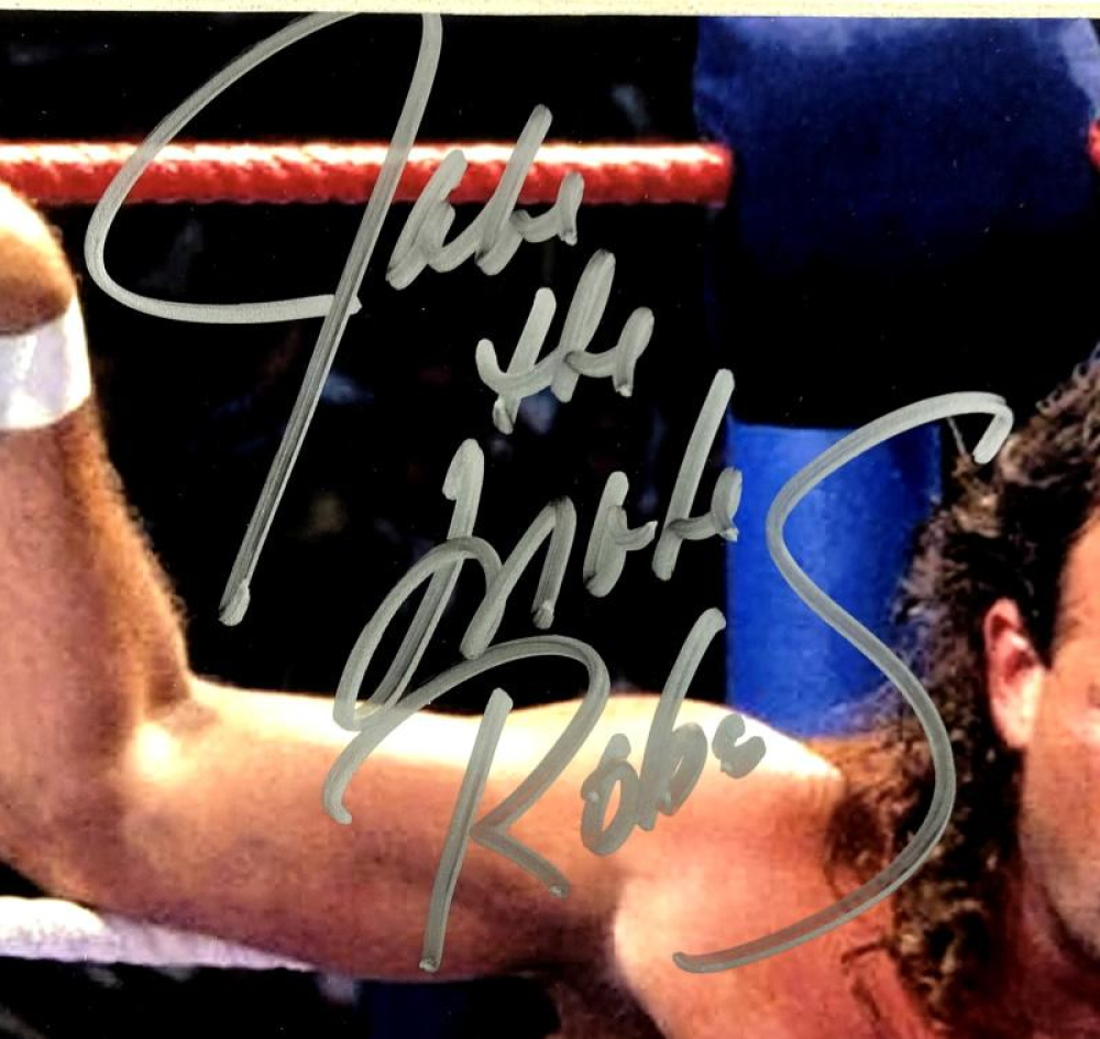 Jake "The Snake" Roberts Signed WWE Custom Framed Photo (Beckett ...