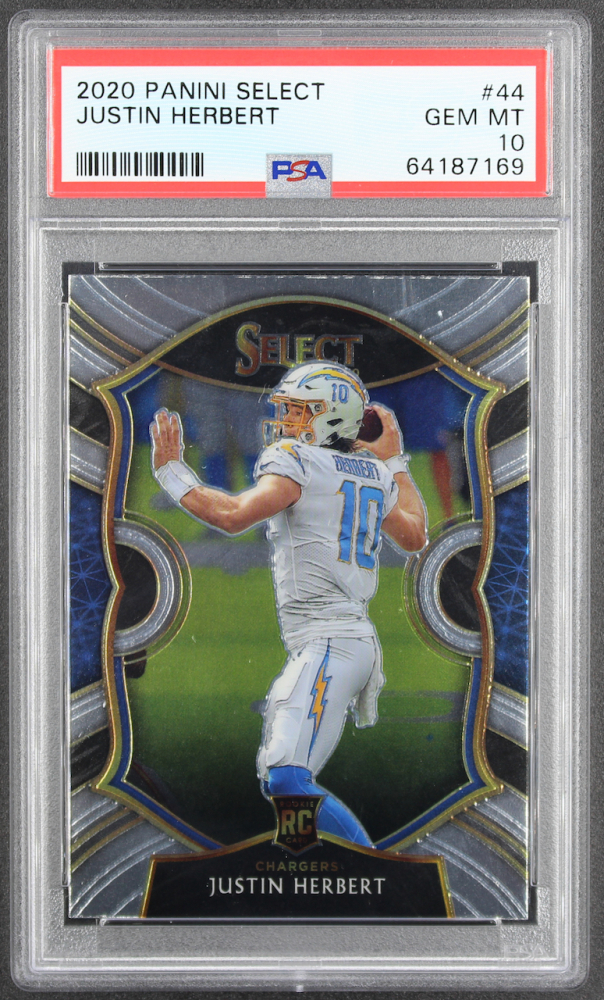 Justin Herbert 2020 Select #44 RC (PSA 10) | Pristine Auction