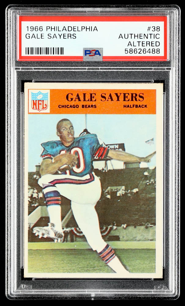 Gale Sayers 1966 Philadelphia #38 RC (PSA Authentic) (Altered ...