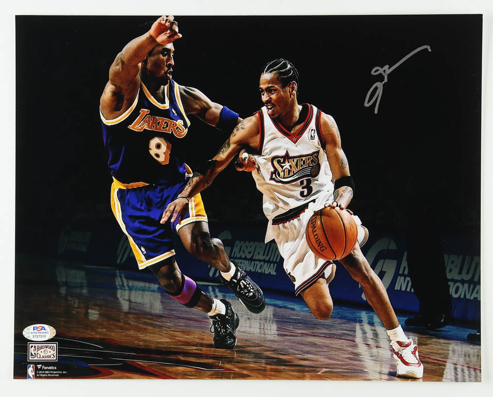 Allen Iverson Signed 76ers 11x14 Photo (PSA) | Pristine Auction