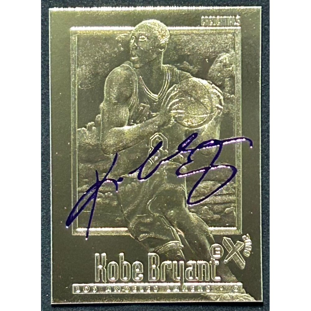 Kobe Bryant 1996-97 Skybox EX 2000 Purple Signature 23KT Gold RC #24148 ...