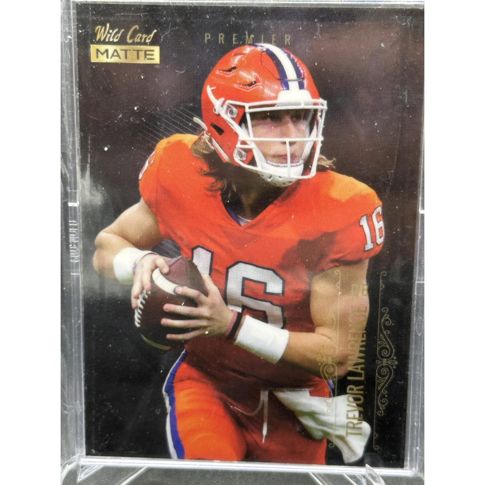Trevor Lawrence 2021 Wild Card Matte Black #MBC1 RC | Pristine Auction