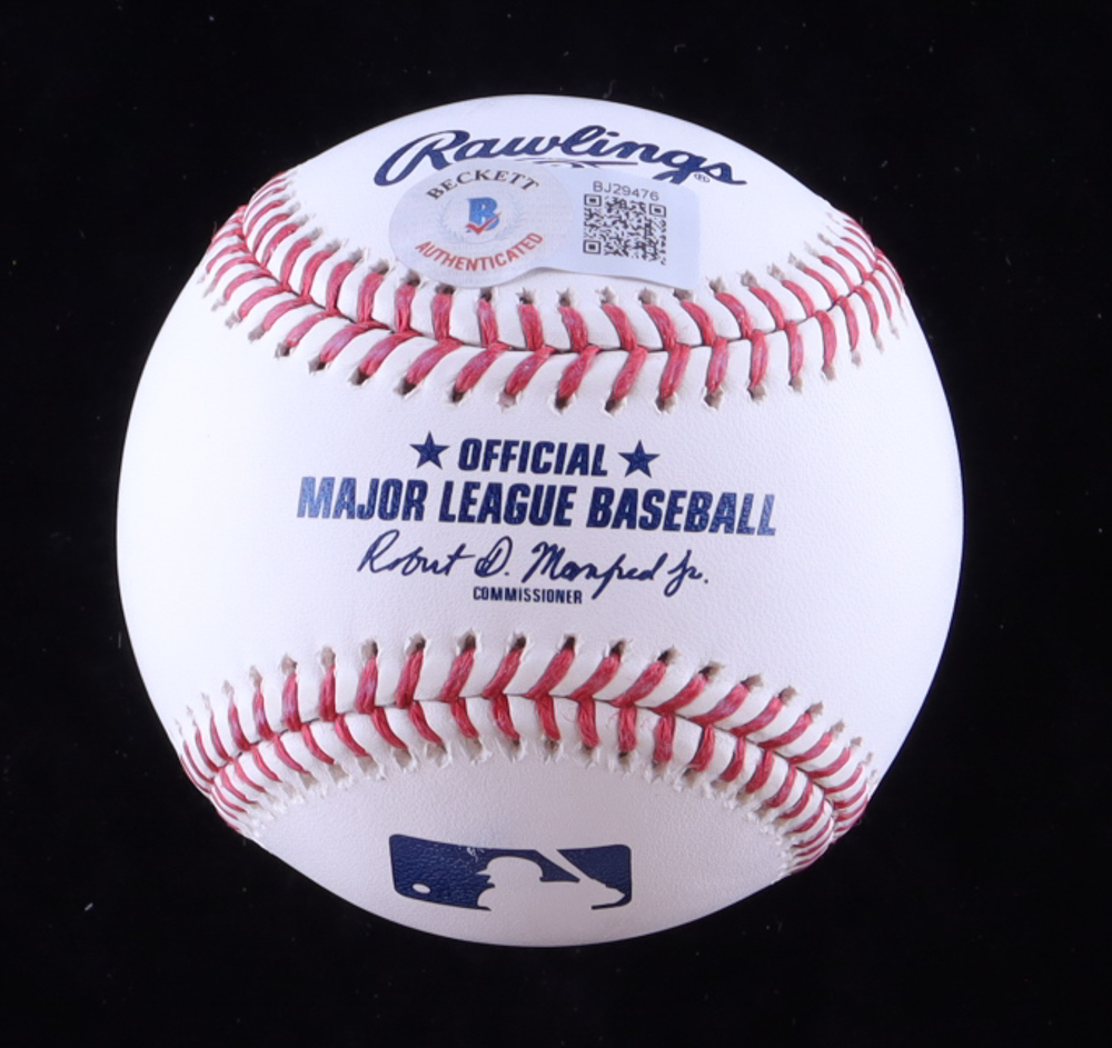 Nolan Ryan Signed OML Baseball Inscribed "H.O.F. '99" (Beckett ...