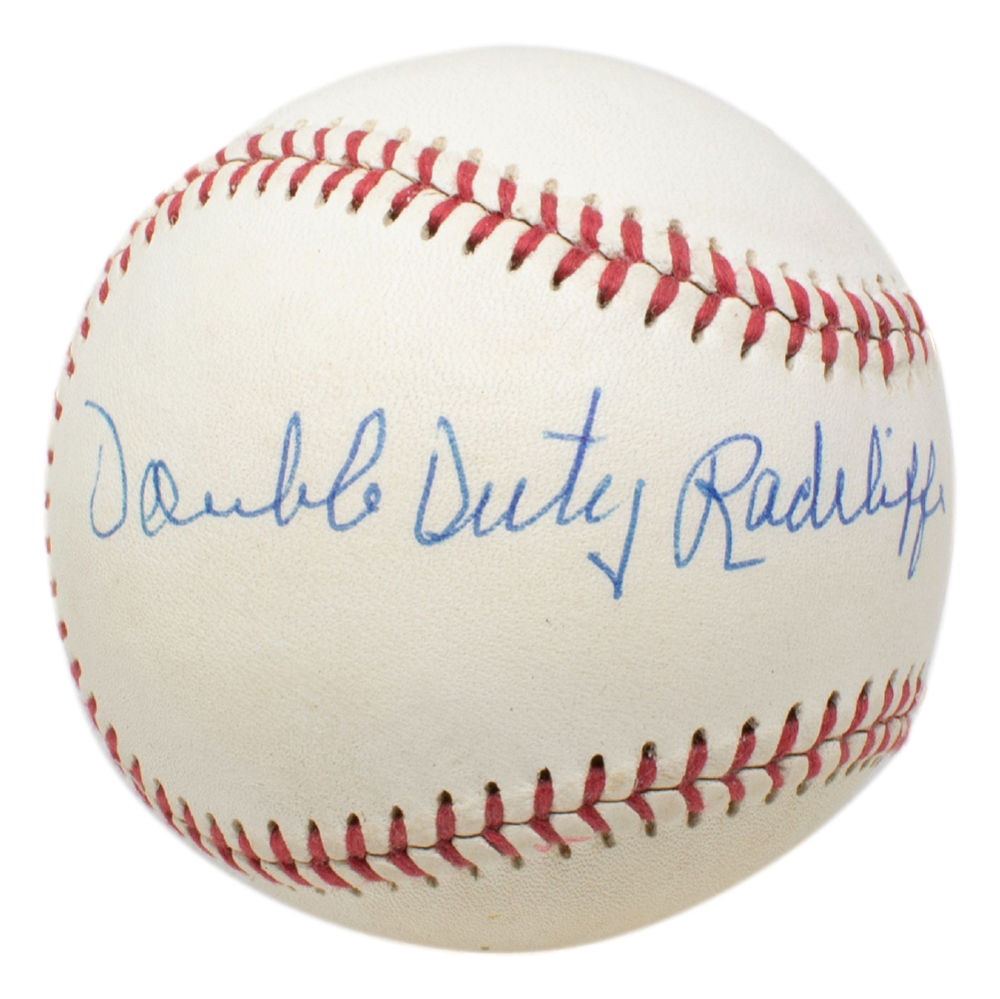 Ted "Double Duty" Radcliffe Signed Baseball (Beckett) | Pristine Auction