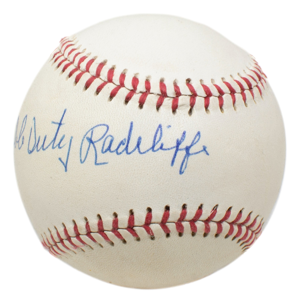 Ted "Double Duty" Radcliffe Signed Baseball (Beckett) | Pristine Auction