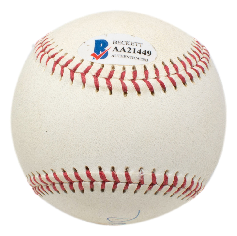 Ted "Double Duty" Radcliffe Signed Baseball (Beckett) | Pristine Auction