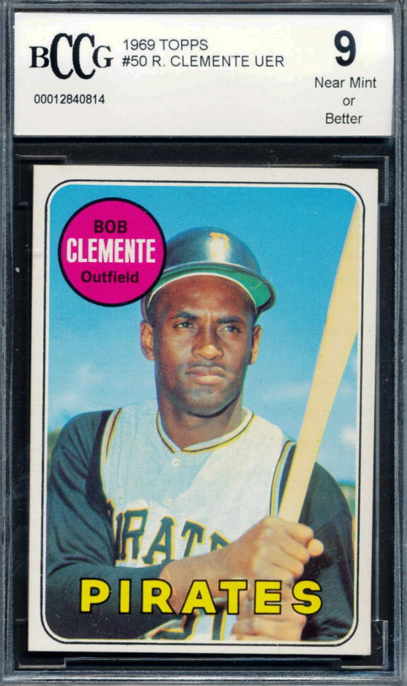 Roberto Clemente 1969 Topps #50 (BCCG 9) | Pristine Auction