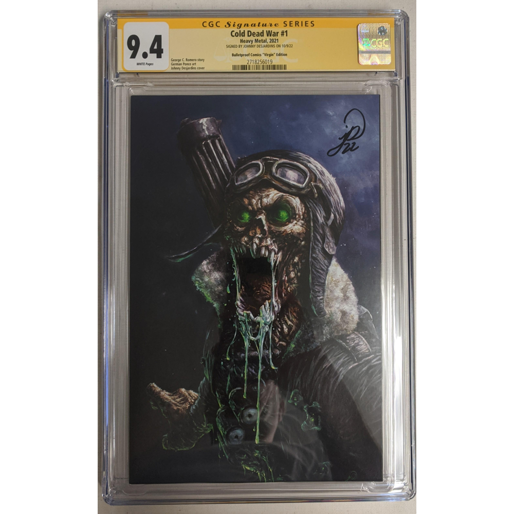 Johnny Desjardins Signed 2021 "Cold Dead War" Issue #1 Bulletproof ...