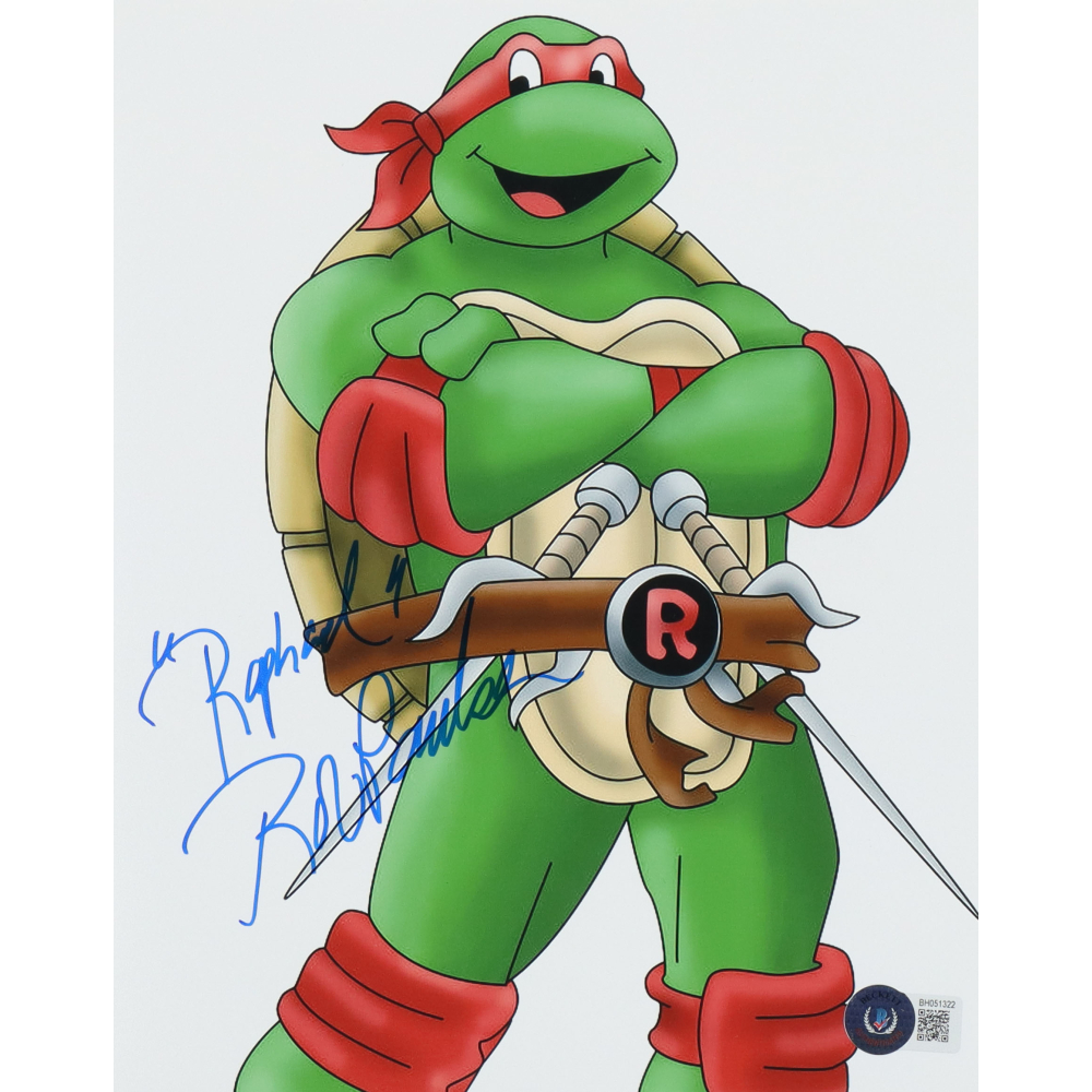 Rob Paulsen Signed "Teenage Mutant Ninja Turtles" 8x10 Photo Inscribed ...
