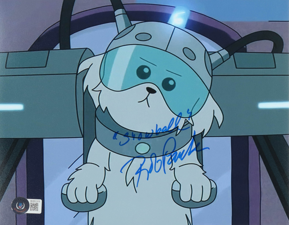 Rob Paulsen Signed "Rick and Morty" 8x10 Photo Inscribed "Snowball ...