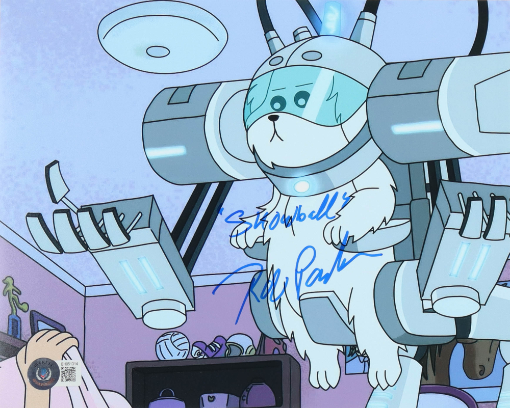 Rob Paulsen Signed "Rick and Morty" 8x10 Photo Inscribed "Snowball ...