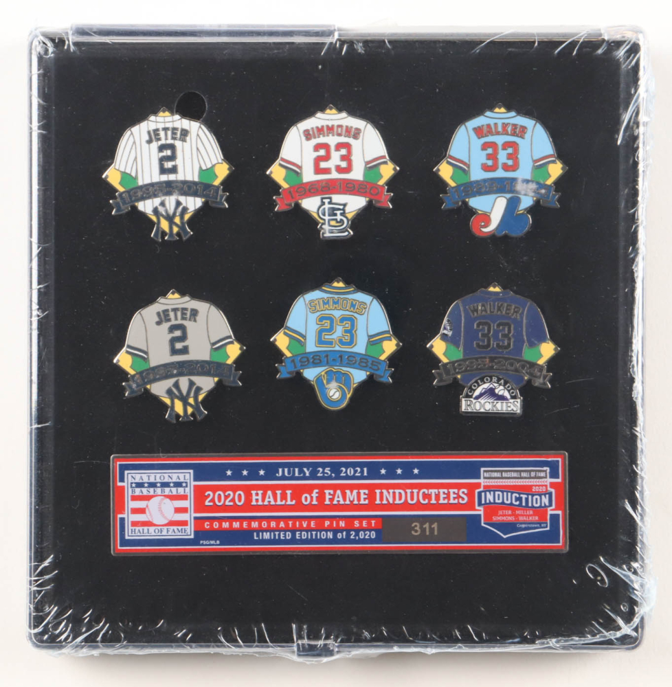 Official National Baseball Hall of Fame 2020 Induction Commemorative ...