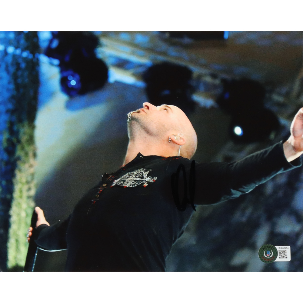 David Draiman Signed Disturbed 8x10 Photo (Beckett) | Pristine Auction