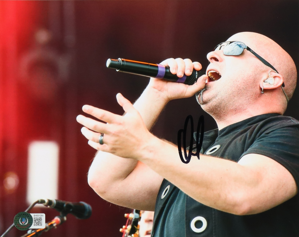 David Draiman Signed Disturbed 8x10 Photo (Beckett) | Pristine Auction